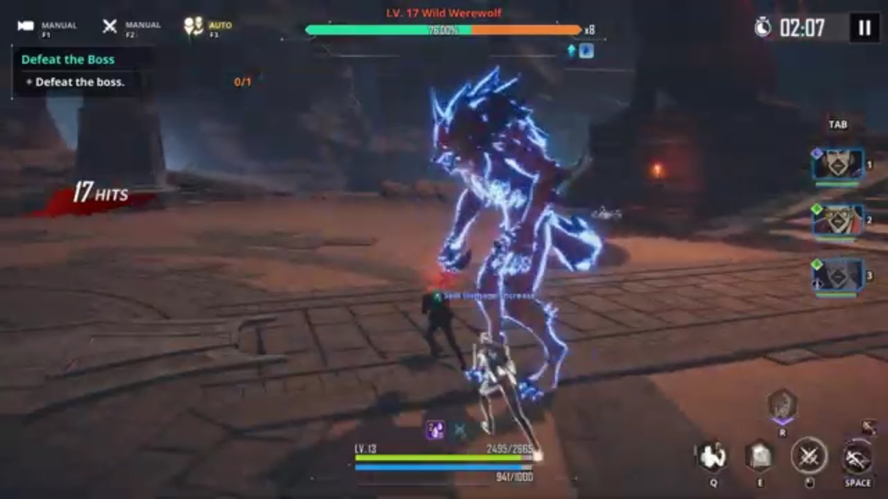 SOLO LEVELING ARISE WILD WEREWOLF BOSS FIGHT - YouTube