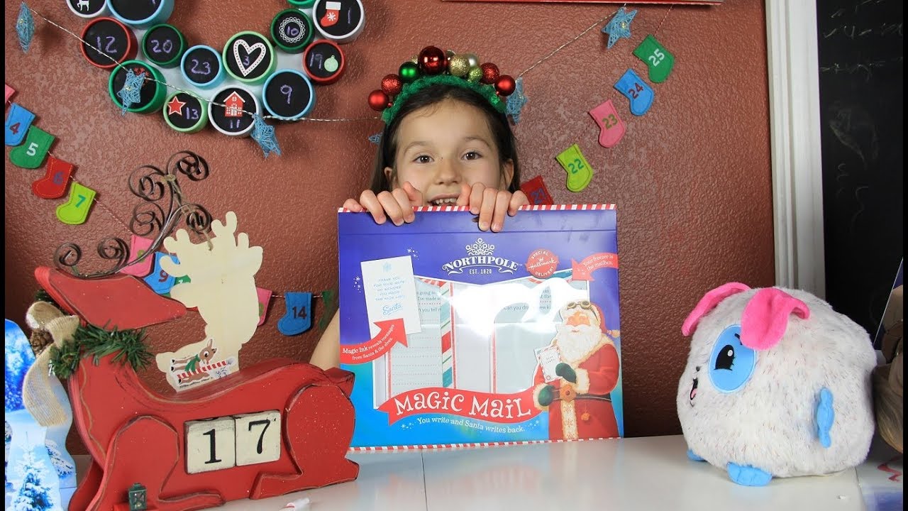Magic Mail Letters to Santa and he writes back in minutes! - YouTube