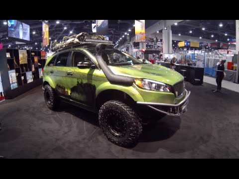 Highly modified vehicles from KIA at the SEMA show - YouTube