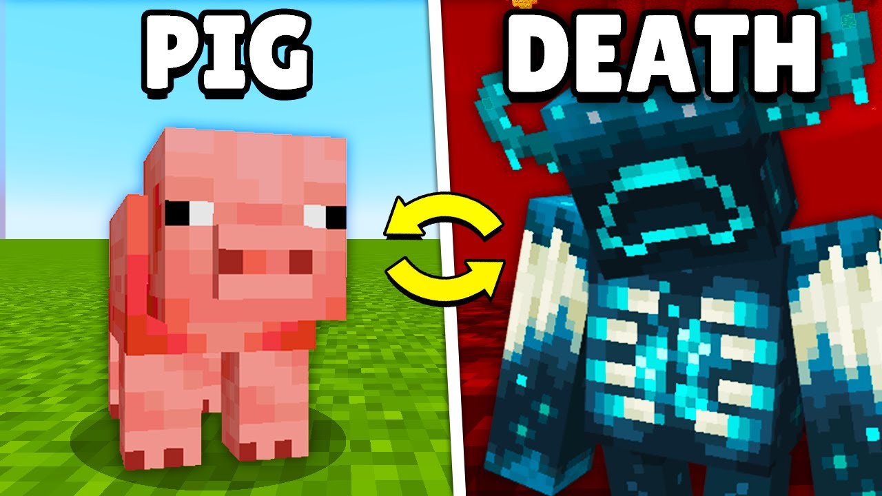 How I Survived RANDOM MOBS in Hardcore Minecraft - YouTube