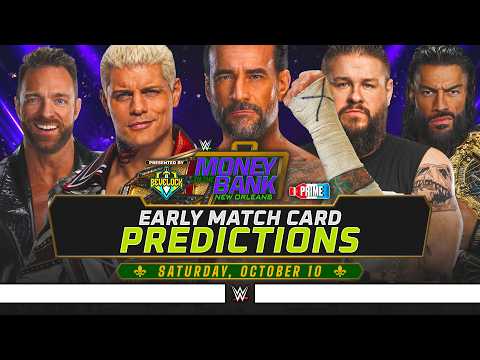 WWE Money in the Bank 2026 - Early Card [v5]
