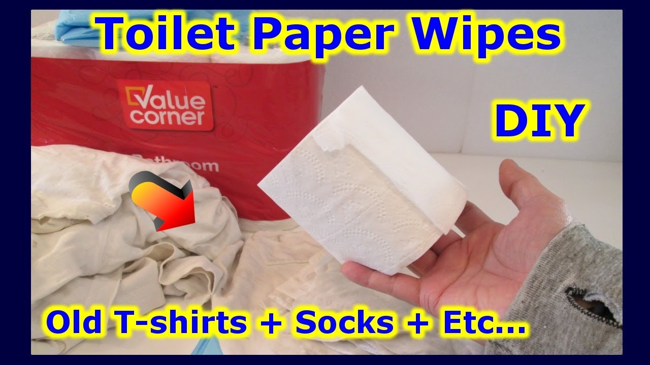 DIY Toilet Paper Wet Wipe - OUT OF STOCKS NO PROBLEMS - WIPES From Old ...