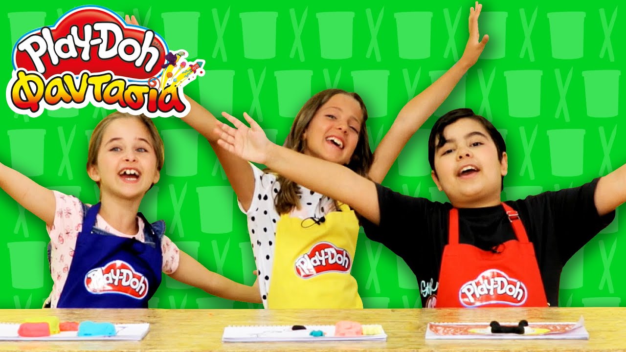 ΤΟ ΚΟΥΔΟΥΝΙ ΧΤΥΠΑΕΙ & ΤΟ ΡΟΛΟΙ ΔΕΙΧΝΕΙ PLAY-DOH! ΖΩΓΡΑΦΙΚΗ BACK TO ...