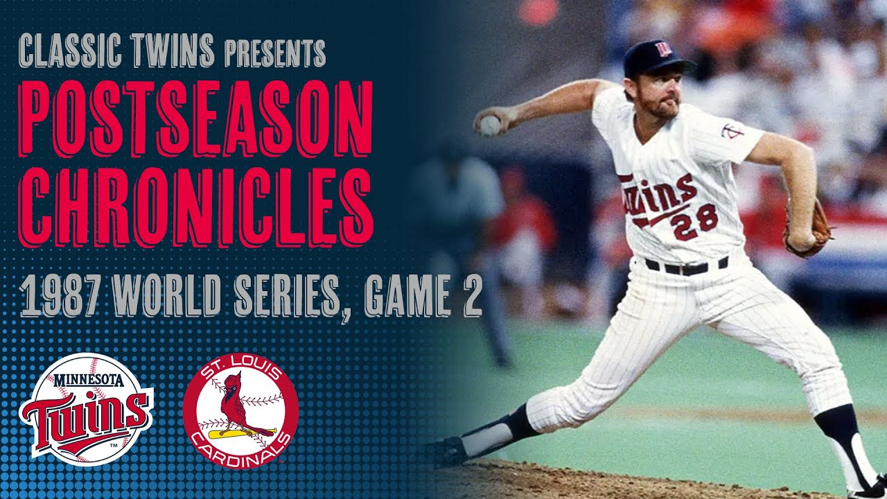1987 WS, Game 2: Cardinals @ Twins - YouTube