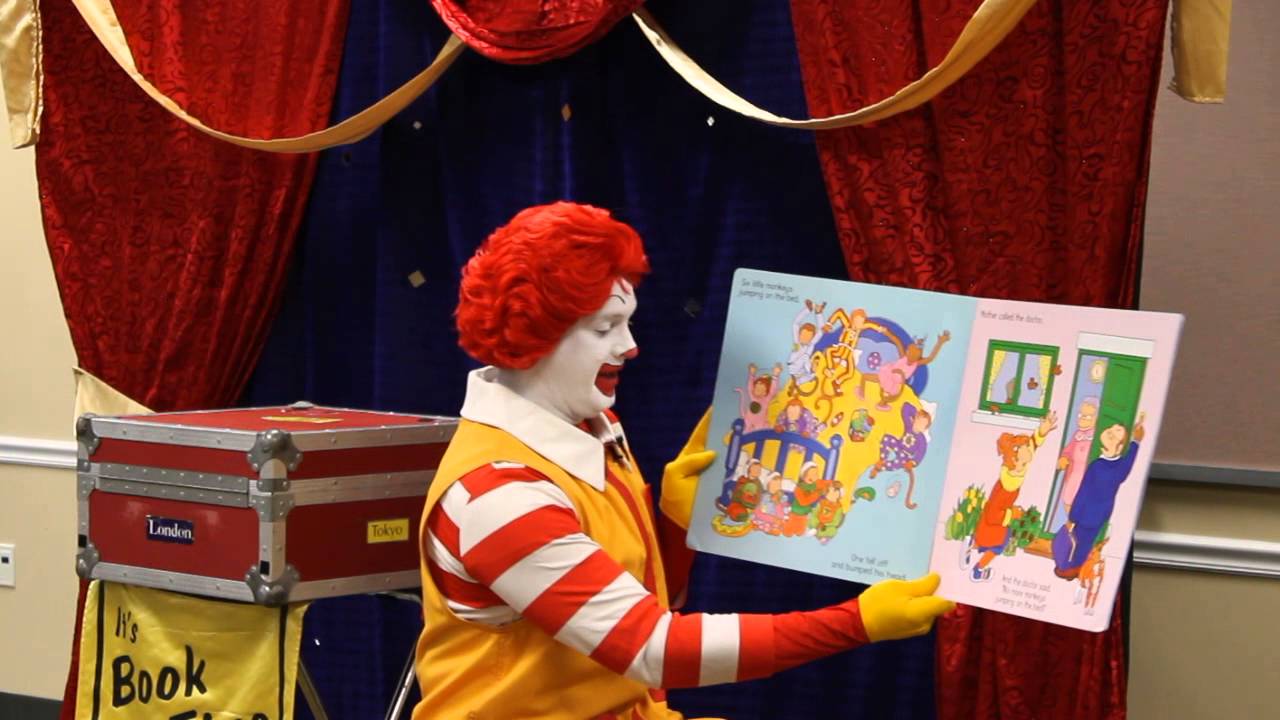 Monkeying around with a famous clown at the Bradford County Public ...