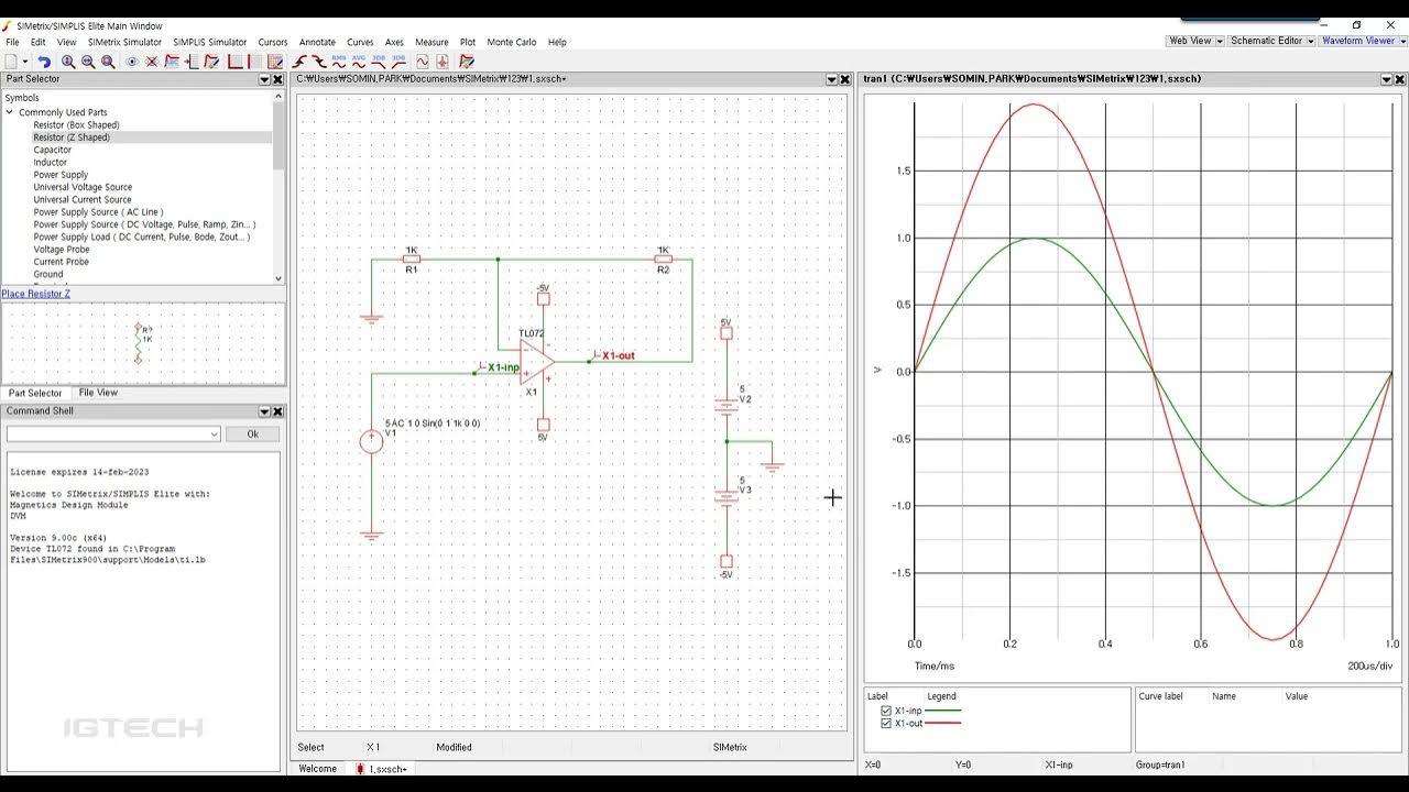 SIMetrix/SIMPLIS basic tutorial 1 - YouTube