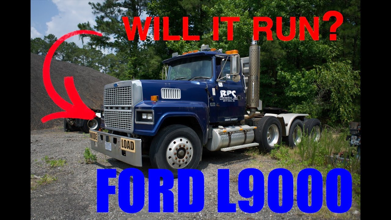 ford L9000 semi - YouTube