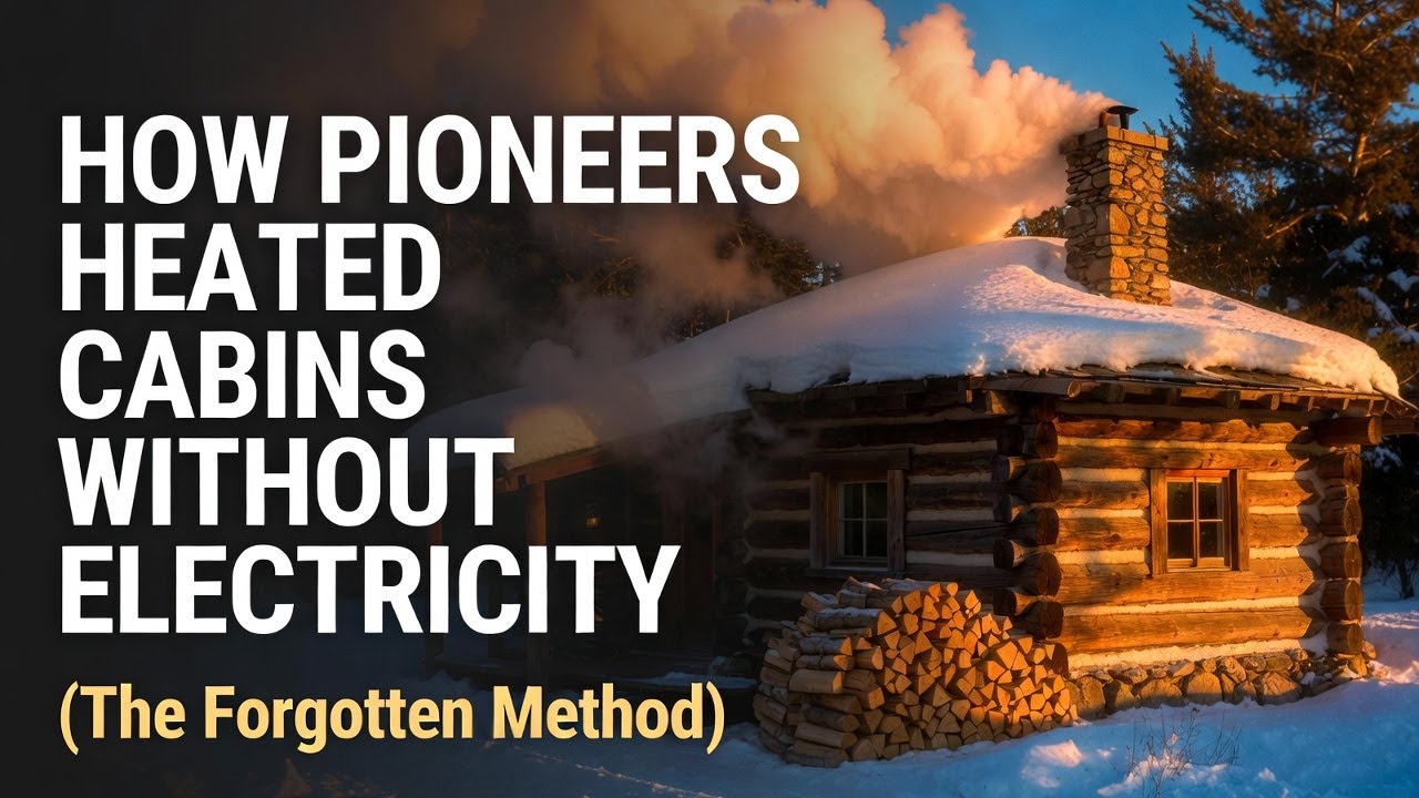 This Pioneer Trick Kept Cabins 30°F Warmer—No Extra Firewood Needed ...