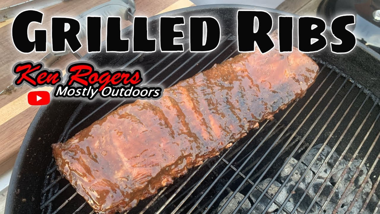 Direct Heat Grilled Ribs on the Weber Kettle - YouTube