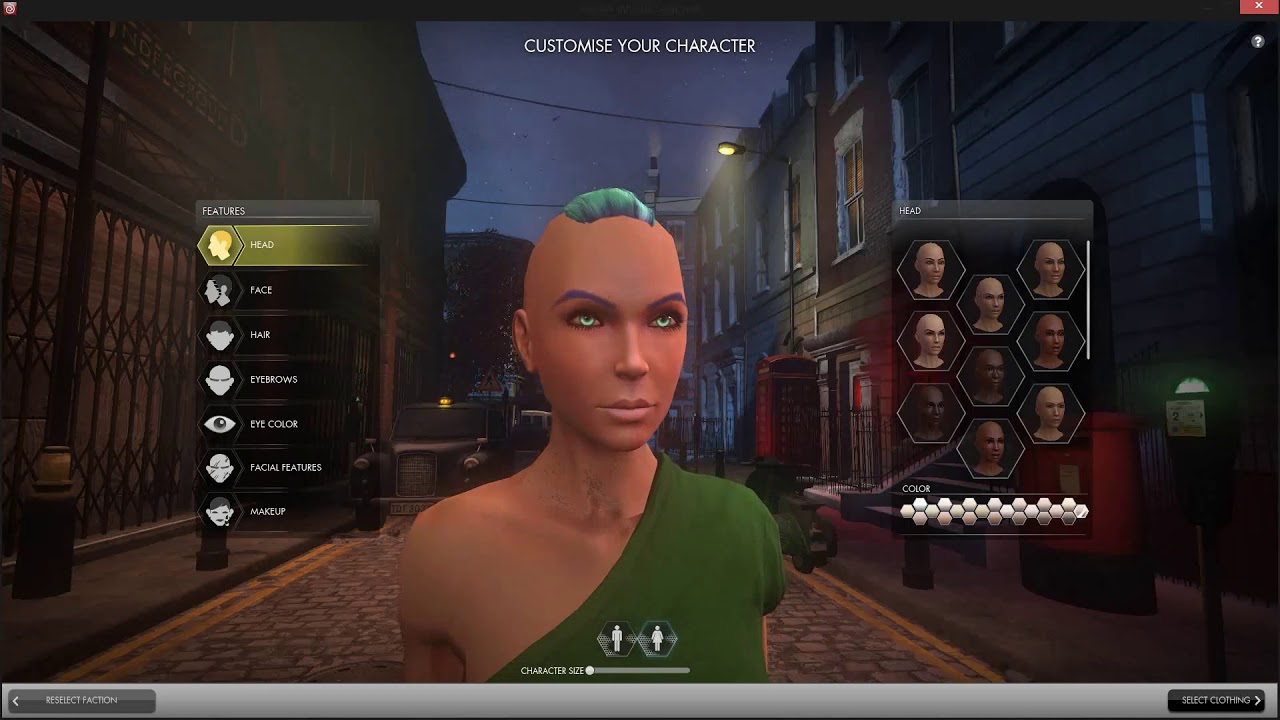 Episode character customization template limelight