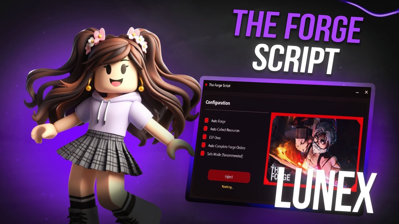 The Forge Script NO KEY Gui - Auto Farm & Ore, Ore Skipper, Auto Forge ...