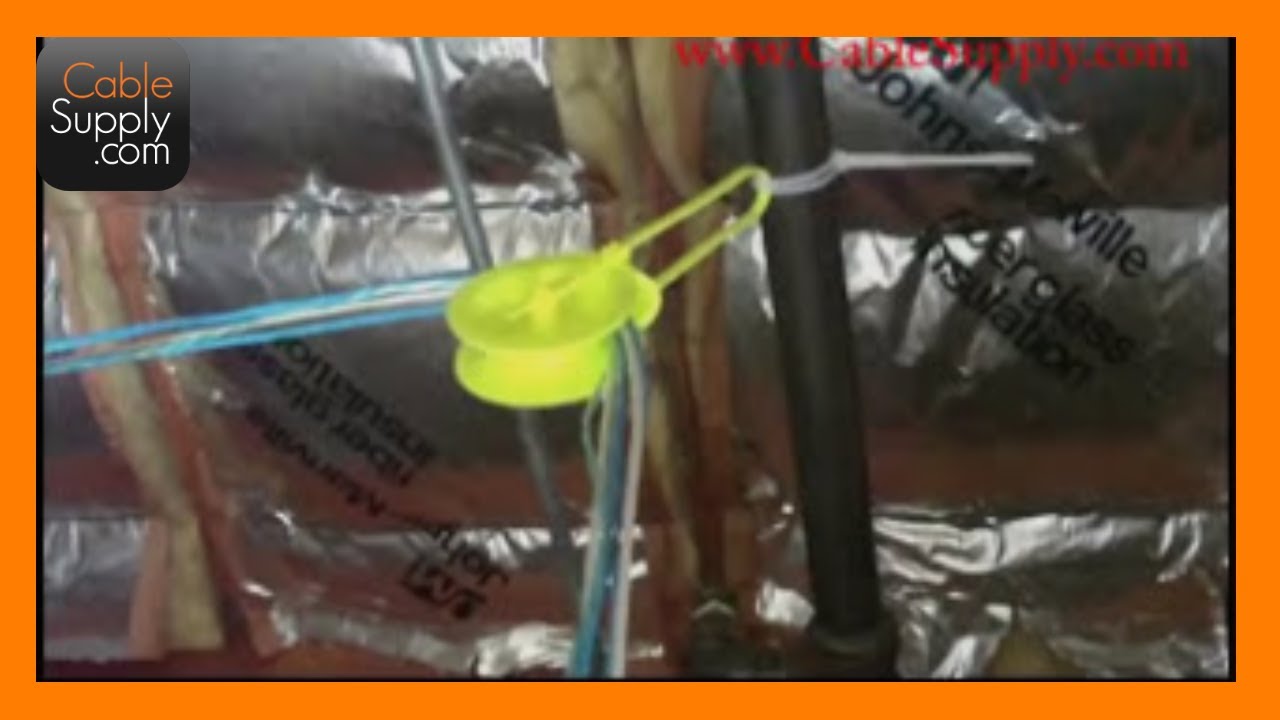 Structured Cabling Basics - Part 5: Saving time with a pulley - YouTube