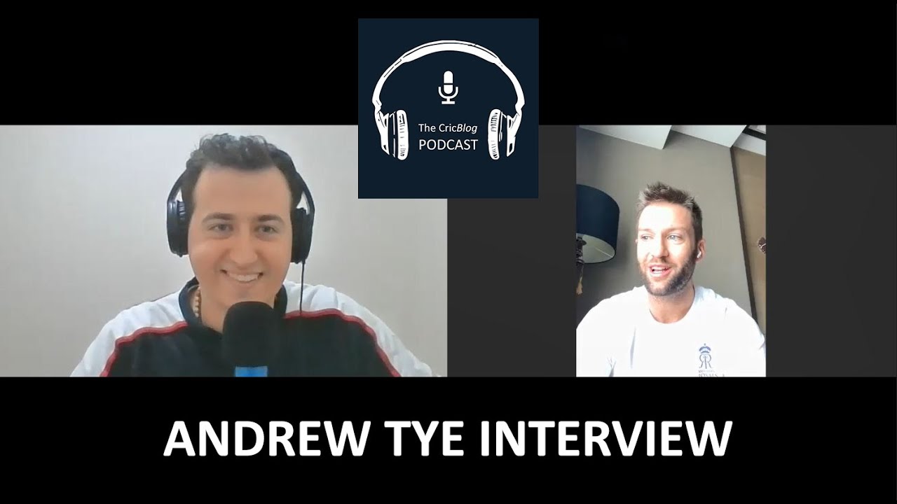 IPL 2021: CricBlog interviews Andrew (AJ) Tye from the Rajasthan Royals ...