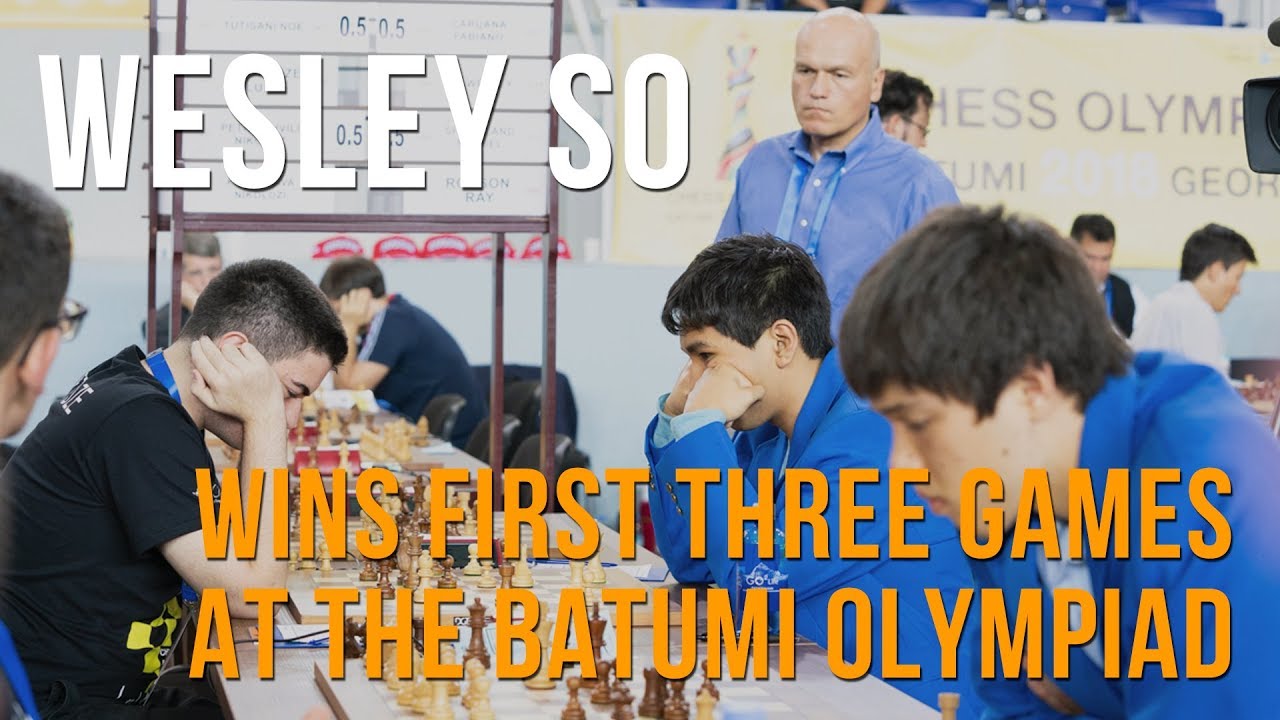 Wesley So on winning 3 straight games at the Olympiad - YouTube