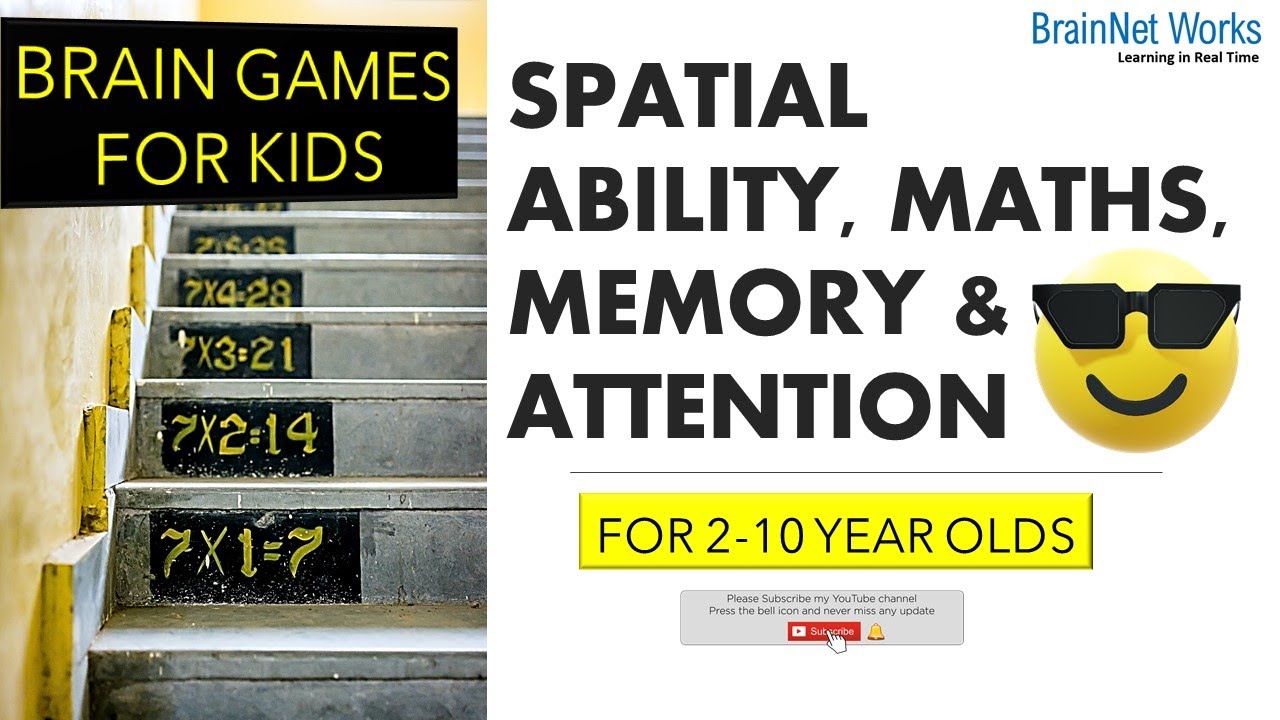 Brain Exercises games for kids to strengthen Maths, Memory, Attention ...