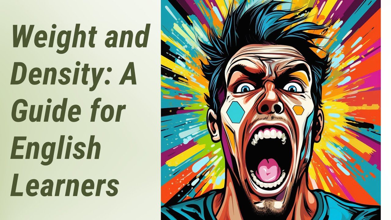 Describing Weight and Density in English - YouTube