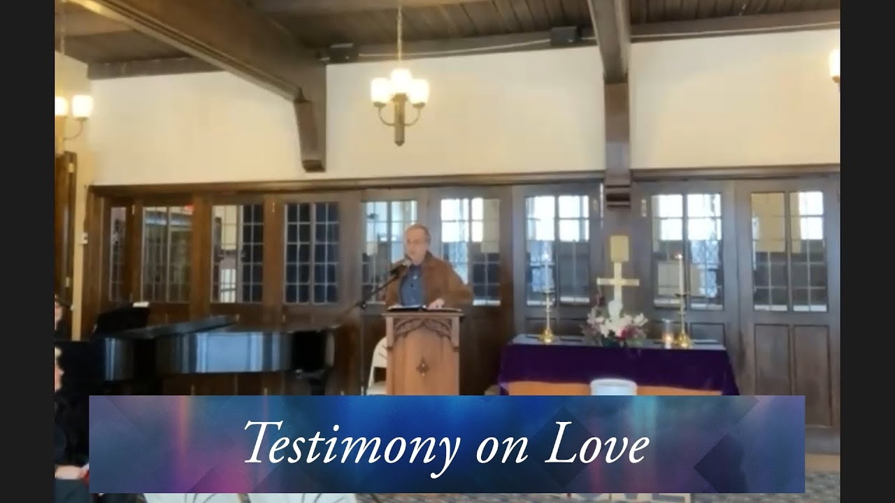 Testimony on Love by Robert Bensen - YouTube