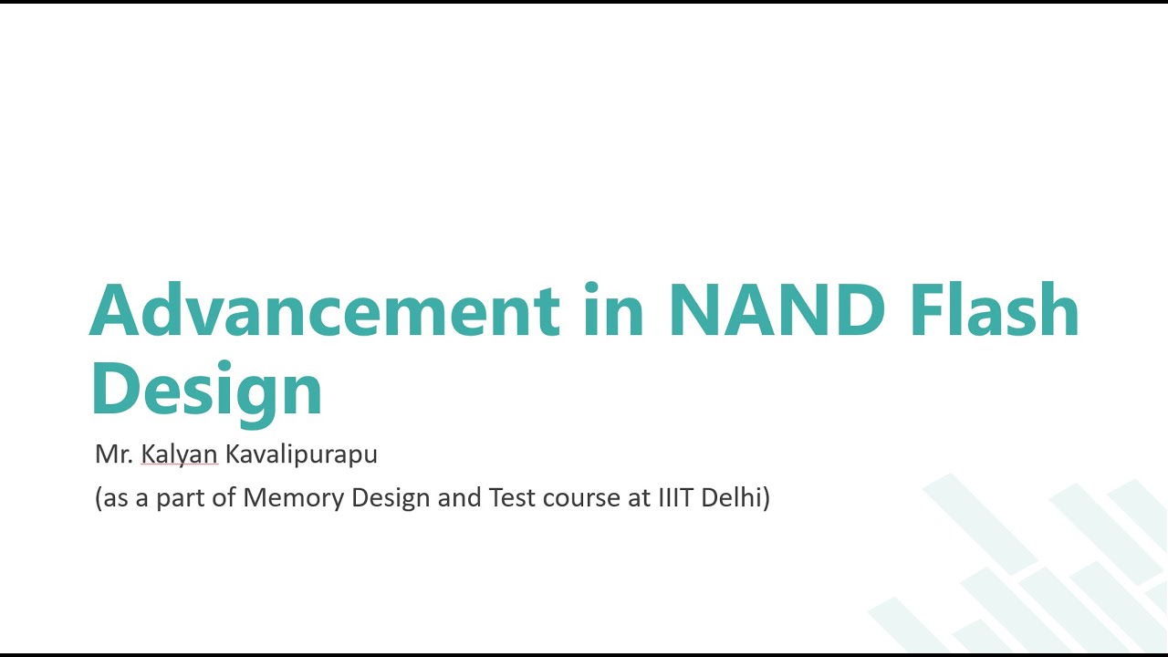 Advancement in NAND Flash Design - YouTube