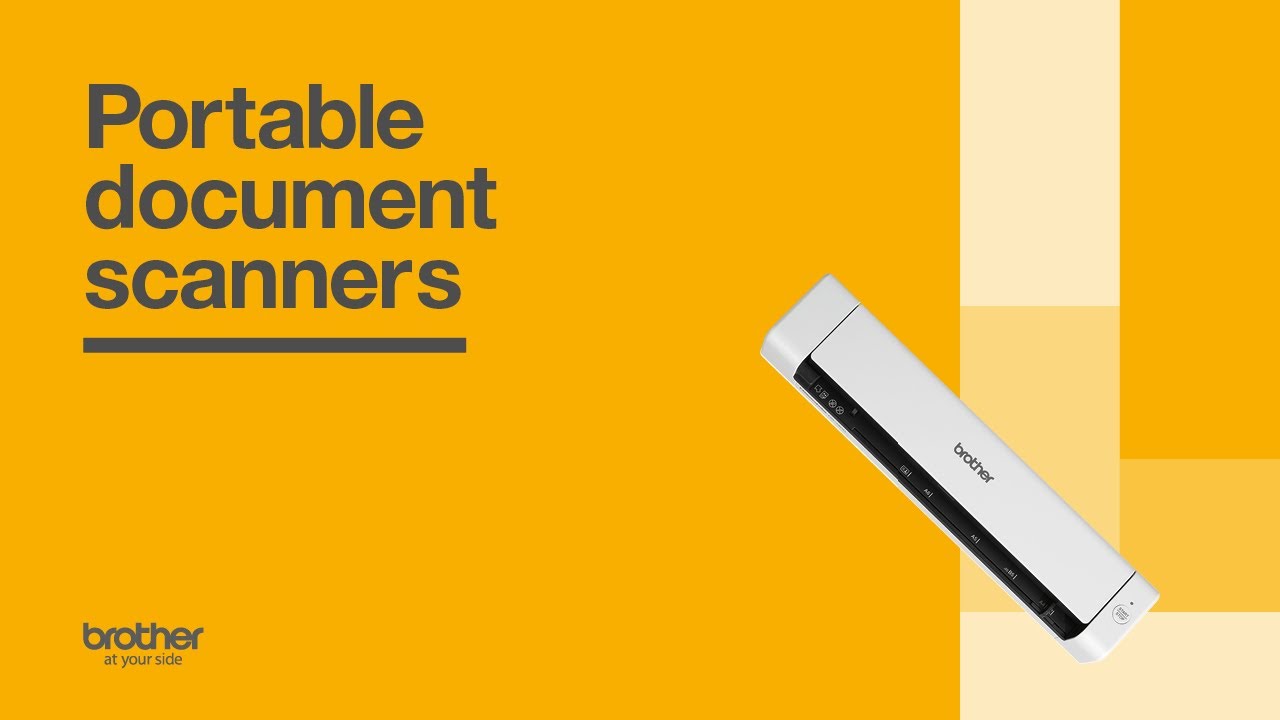 Brother Portable Document Scanners - YouTube