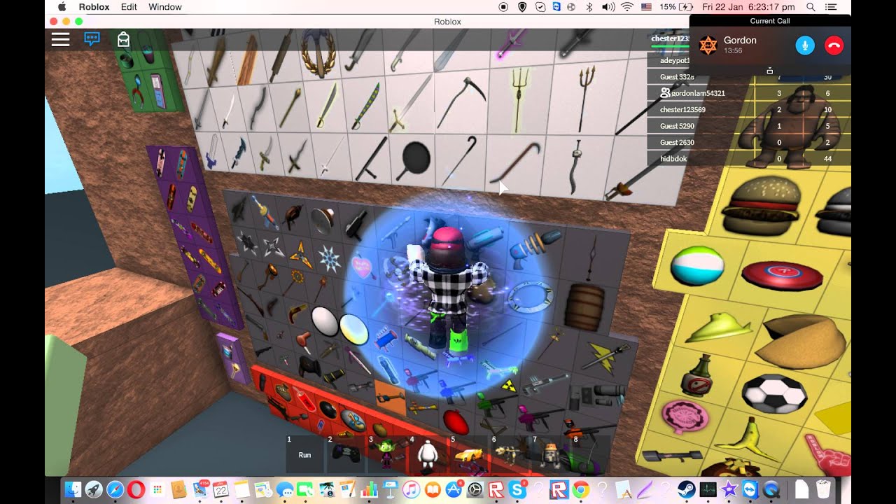 roblox gear/hats testing place ep1 w/gordonlam54321 - YouTube