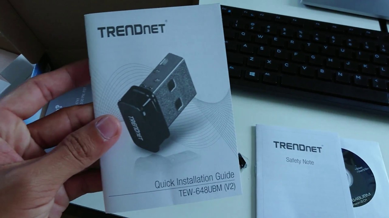 Micro N150 Wireless USB Adapter TRENDNET 1 - YouTube
