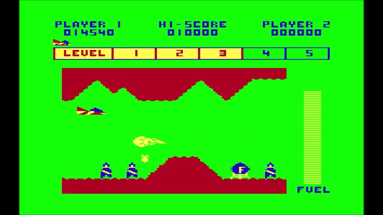 Scramble for the TRS-80 CoCo - YouTube