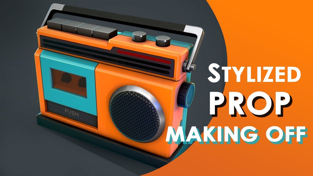 Making a Stylized Radio with Maya and Substance Painter - YouTube