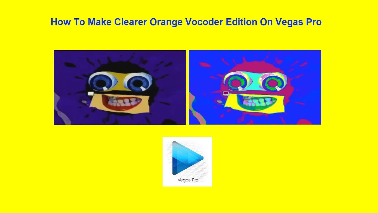 How To Make Clearer Orange Vocoder Edition On Vegas Pro - YouTube