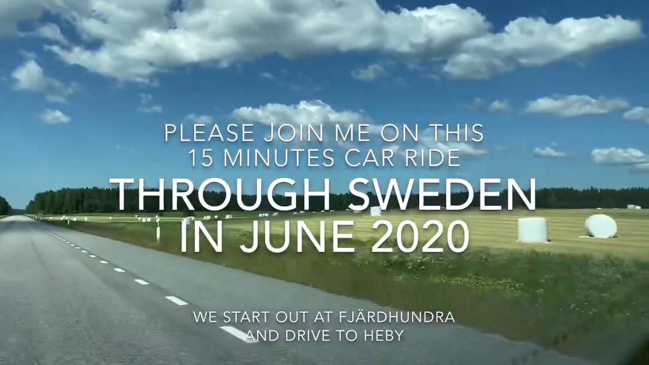 A relaxing car drive through beautiful scenery! Is it like home to you ...