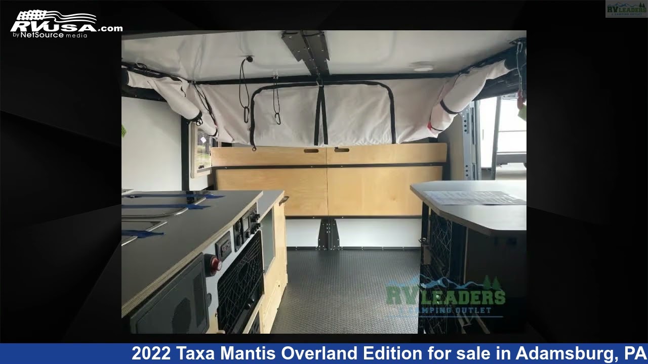 Unbelievable 2022 Taxa Mantis Travel Trailer RV For Sale in Adamsburg ...
