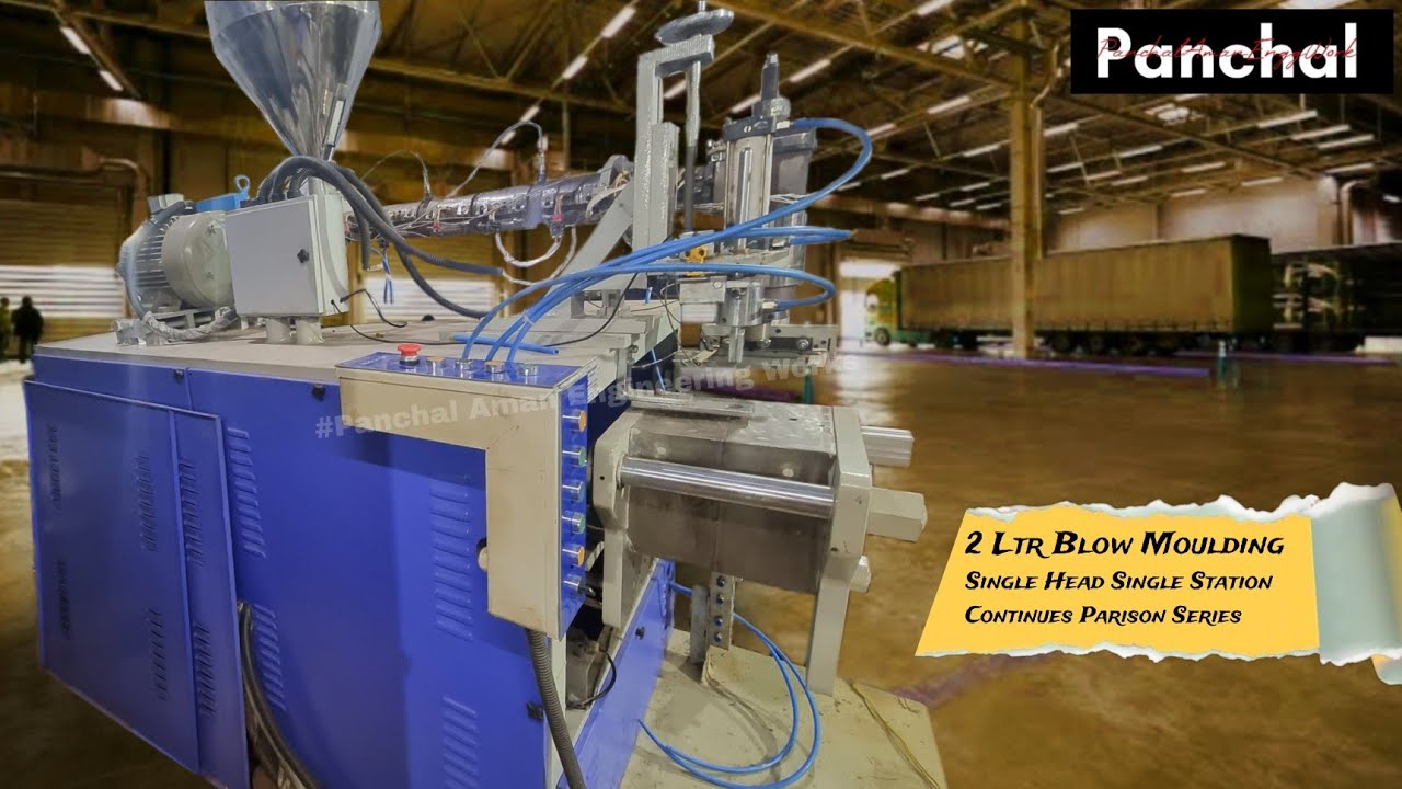 Continuous Parison Series 2 Ltr of Blow Moulding | Making Plastic Ball ...