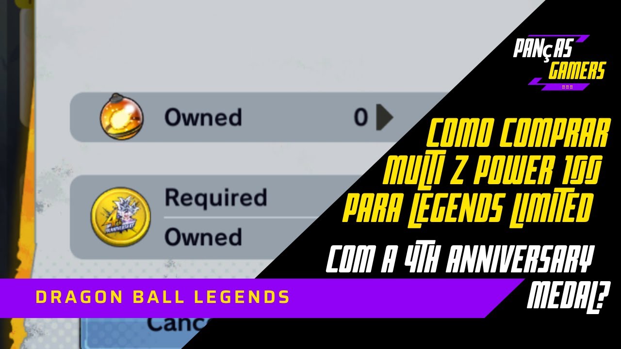 COMO COMPRAR MULTI Z POWER 100 PARA LEGENDS LIMITED COM 4th ANNIVERSARY ...
