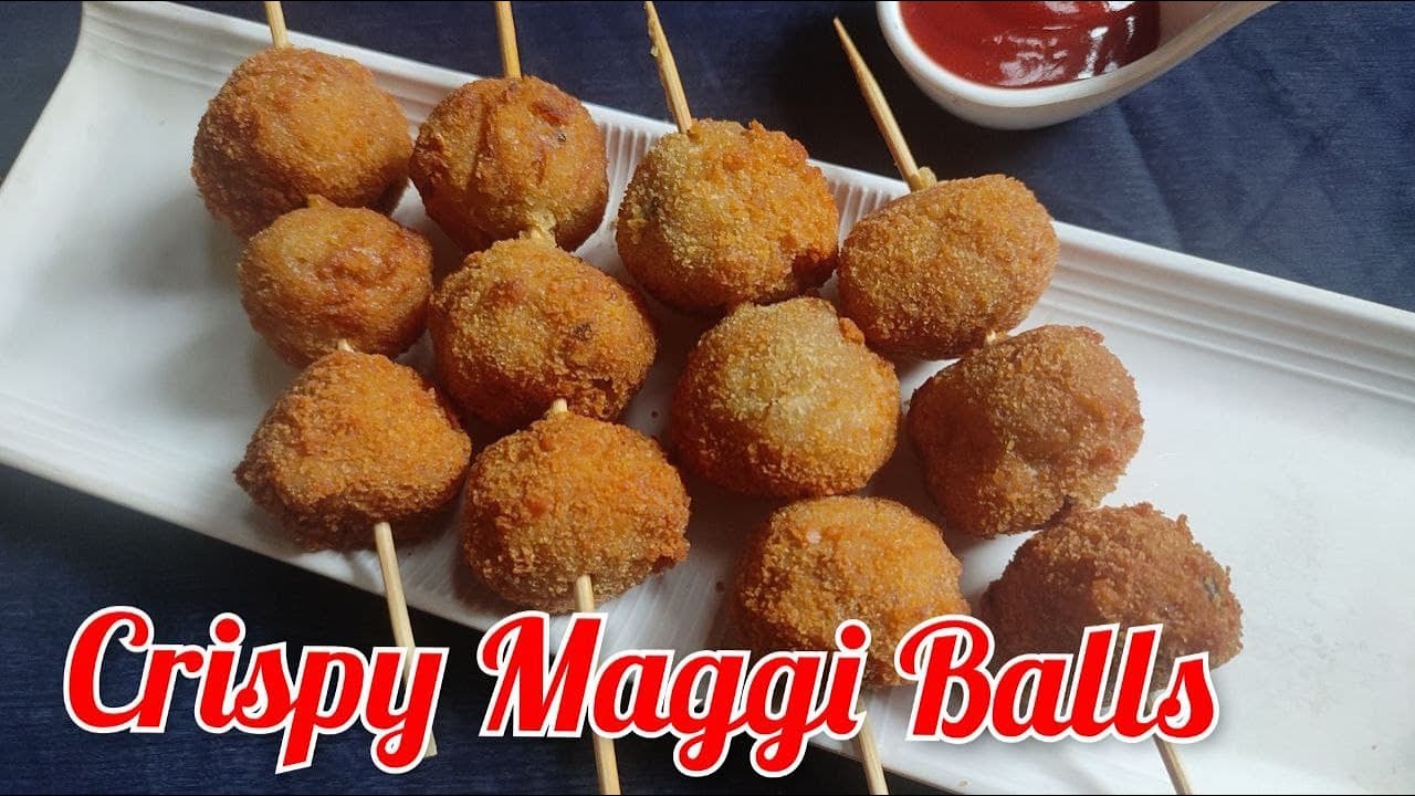 Crispy Maggi Balls, Chatpatey Maggi Balls - YouTube