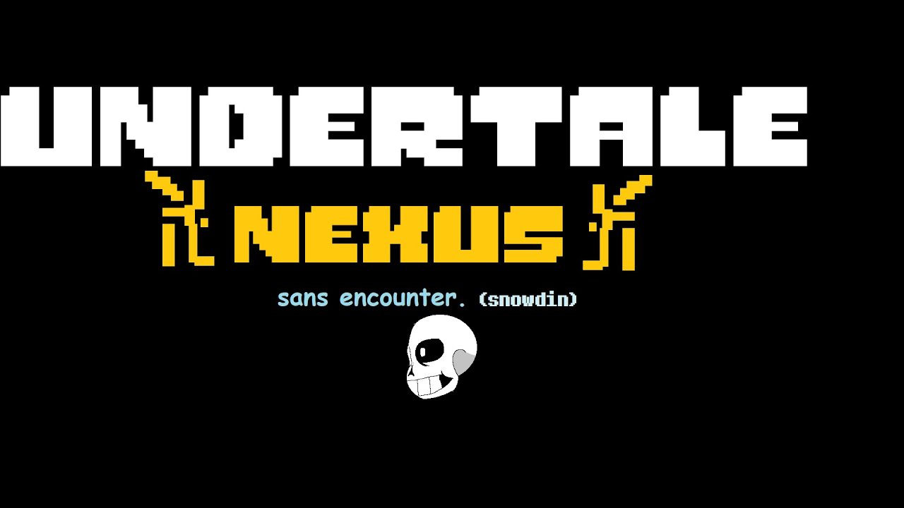 Undertale: NEXUS sans snowdin encounter (phase 1) - YouTube