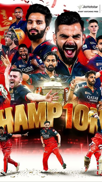 RCB Wins Its First IPL Trophy Congratulations To All RCB Fans #kohli# ...