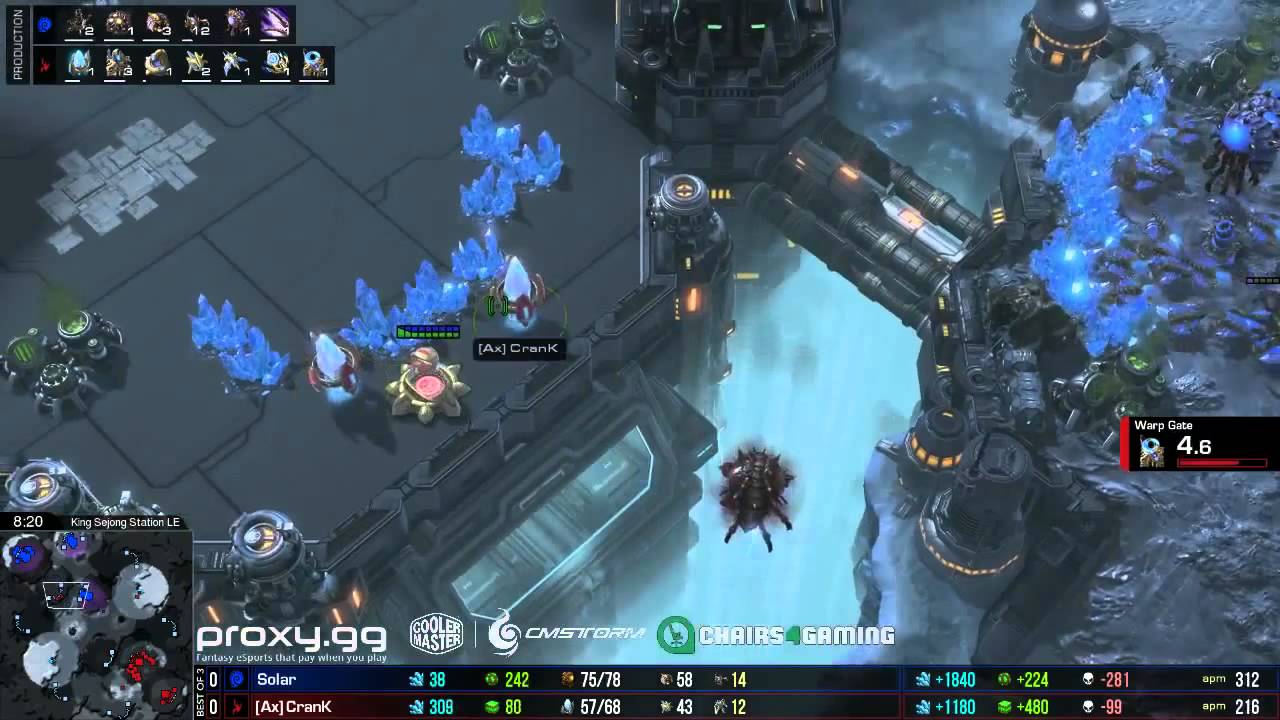 Starcraft 2 CranK vs Solar Game 1 SC2 HD - YouTube