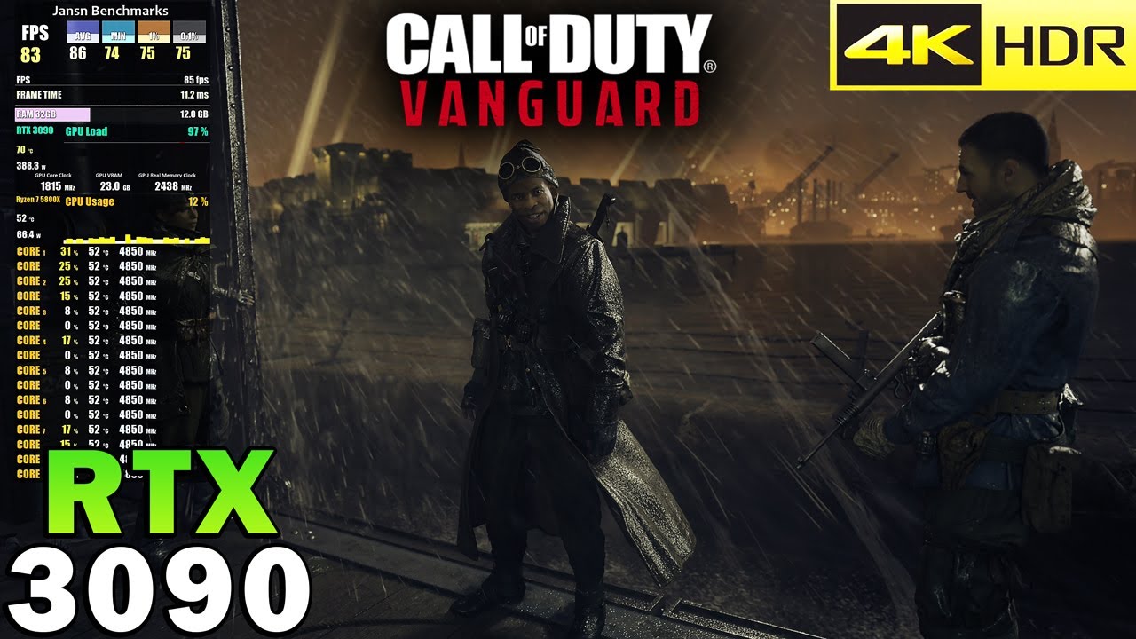 Call of Duty: Vanguard (Campaign) in 4K HDR | RTX 3090 | R7 5800X ...
