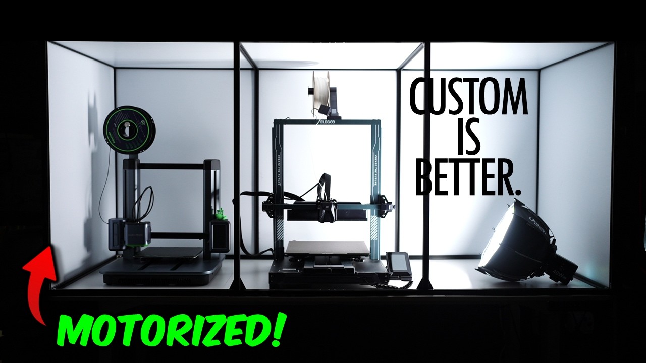 Building a Custom 3D Printer Enclosure! - YouTube