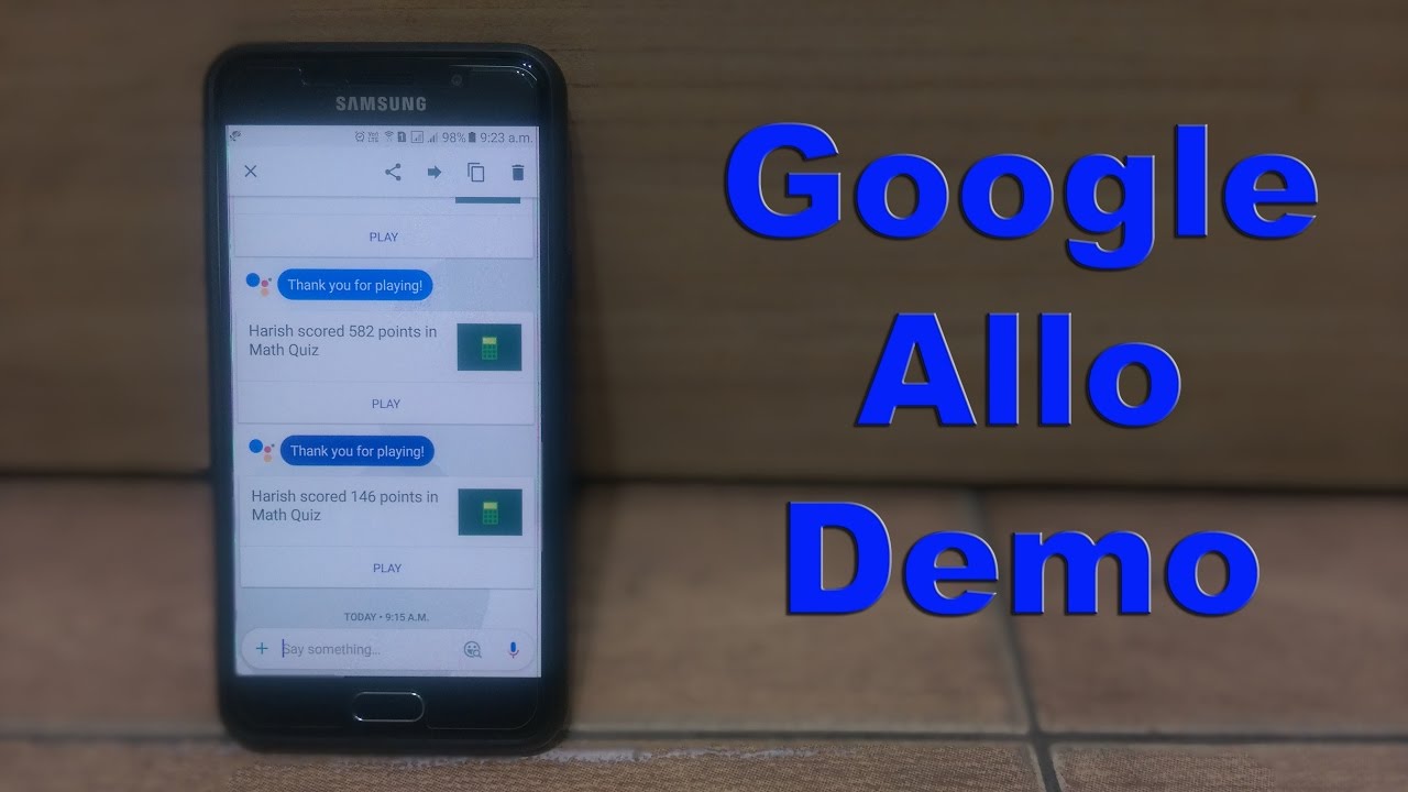 Google Allo app :Demo & review of features. - YouTube