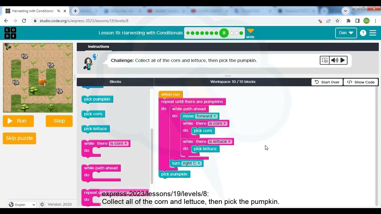 Learn Computer Science - Code.org - express-2023 L19L8 - YouTube