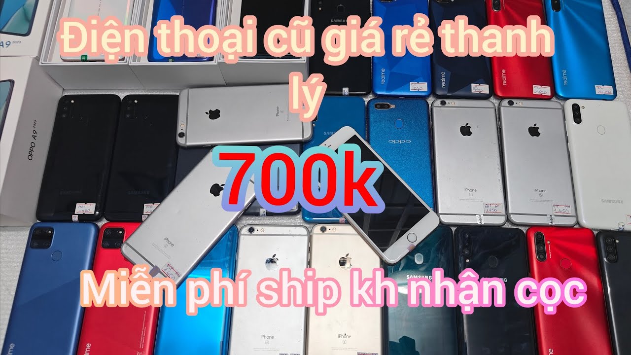Điện thoại cũ đã qua sử dụng thanh lý 700k. Pin 6000 bao trâu. Nhiều ...