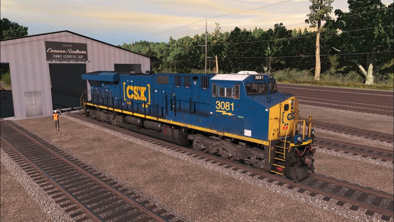CSX ES44AH K5HL - YouTube