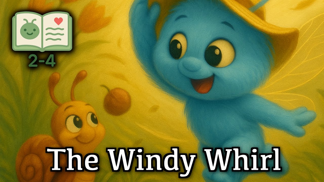 🍃 The Windy Whirl | Gentle Windy Day Story About Nature & Play | Hunny ...