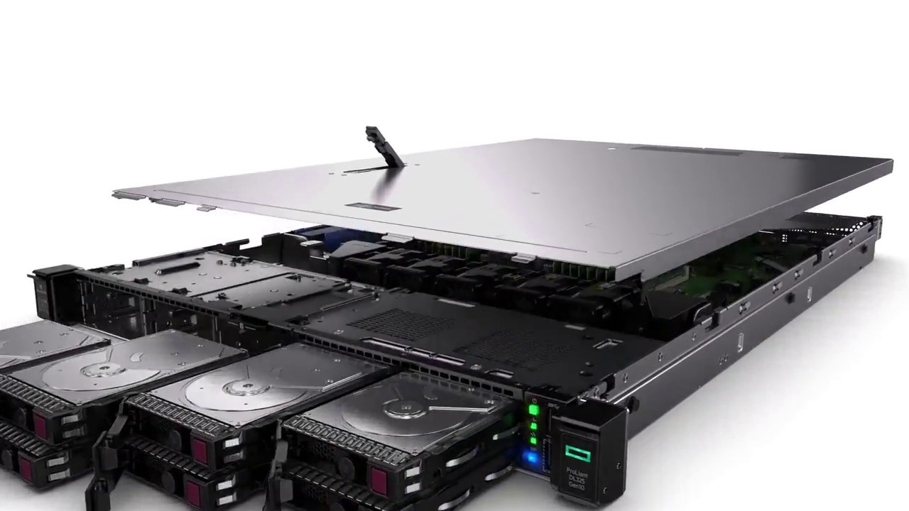 HPE ProLiant DL325 Gen10 Servers – Exploded View - YouTube