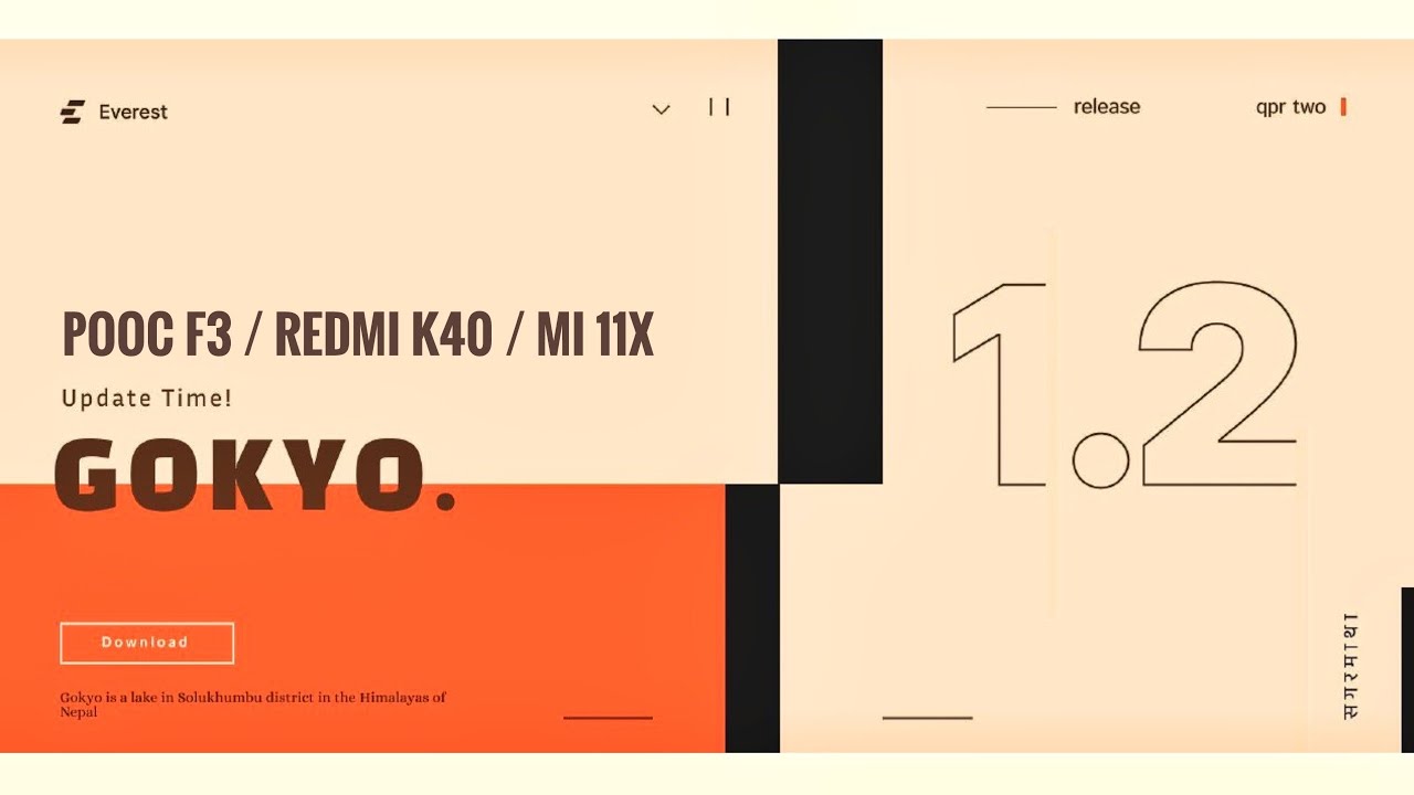 Everest OS v1.2 MI 11X Poco F3 Redmi K40 Android 14 May Build Alioth ...