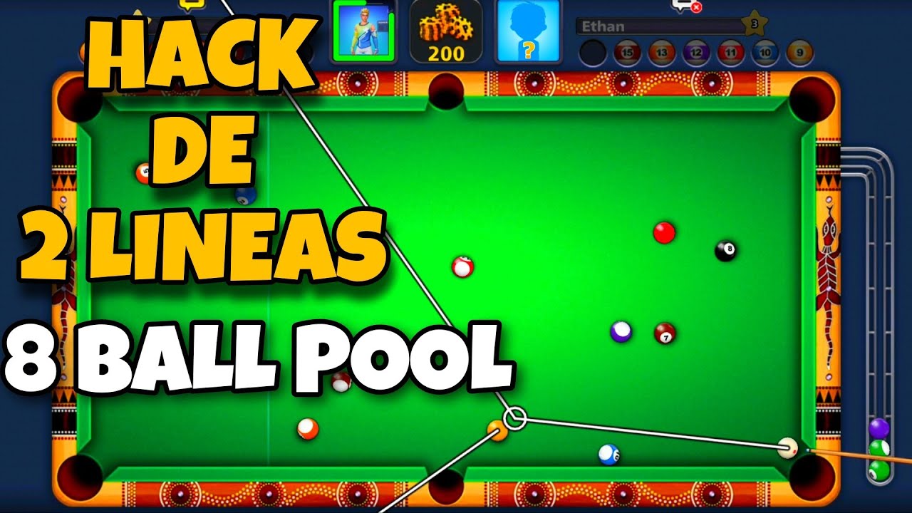 COMO HACKEAR 8 BALL POOL LINEAS LARGAS 2023 FUNCIONAL 🎯 - YouTube