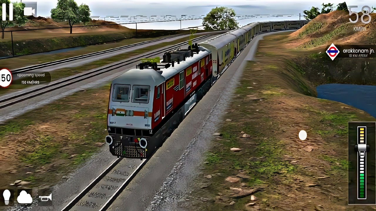 THE MOST REALISTIC TRAIN GAME IN TRAIN SIMULATOR ANDROID GAMEPLAY 4K 60 ...