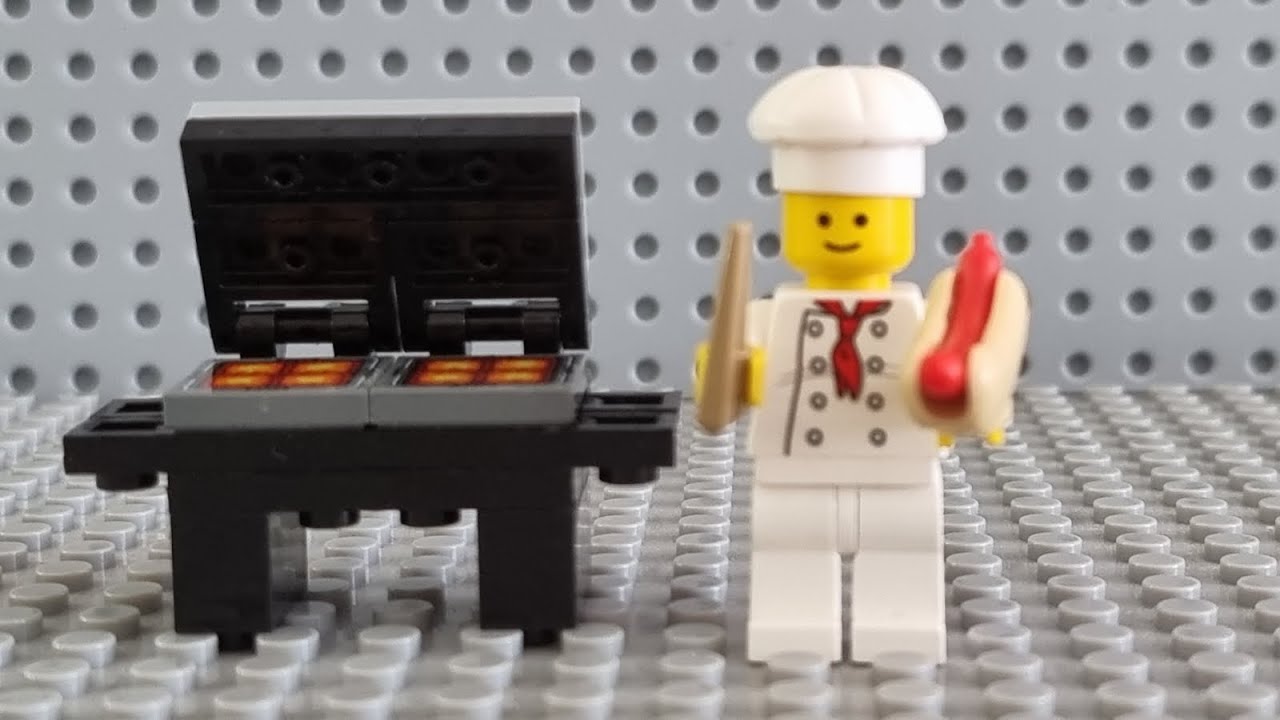 How to make a Lego barbecue - YouTube
