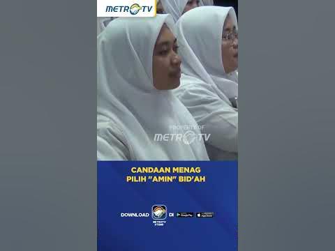 Candaan Menag Pilih "AMIN" Bid'ah #shorts - YouTube