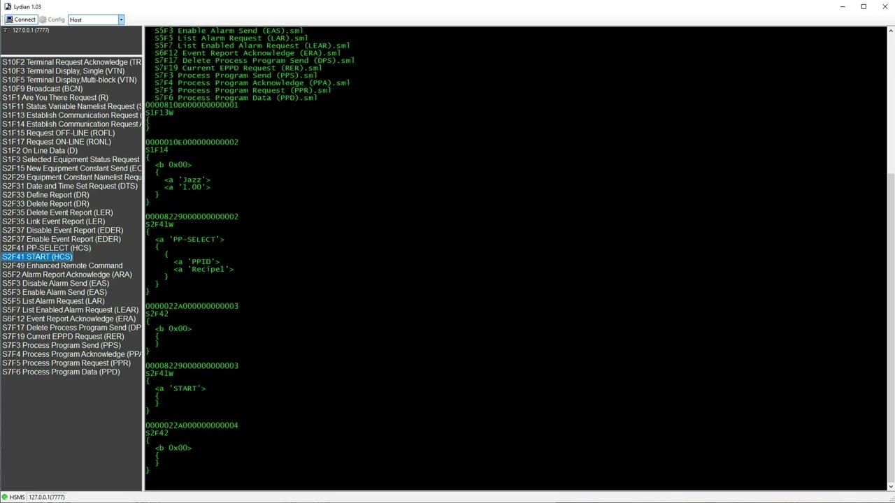 Simple Host Simulation with Lydian - YouTube